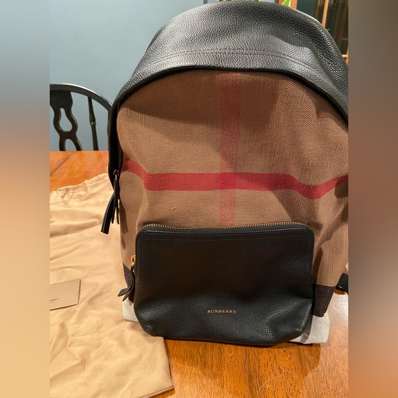 Burberry | Bags | Burberry Check Canvas Backpack | Poshmark